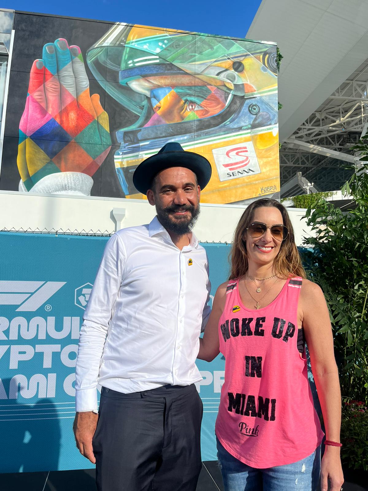 New Senna mural by artist Eduardo Kobra unveiled in Miami - Ayrton Senna